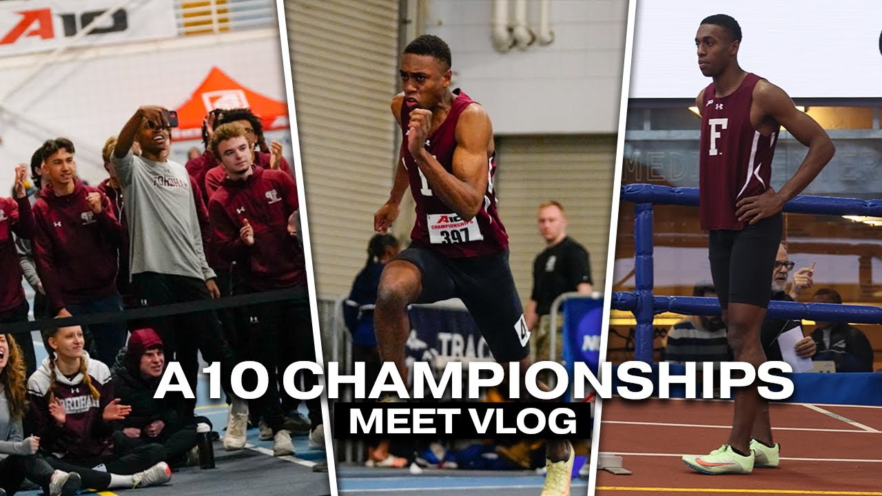 Atlantic 10 Championship Track Meet Vlog | Fordham University - YouTube