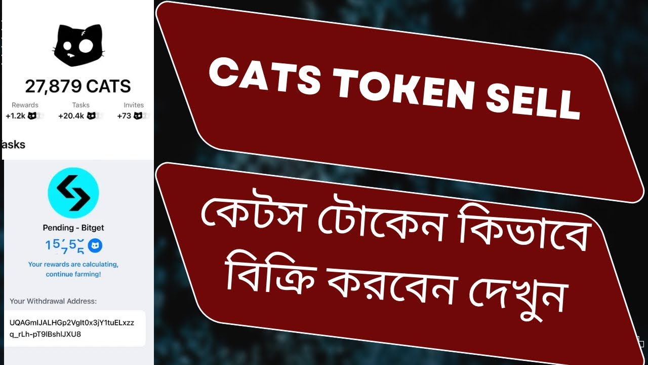 CATS TOKEN SELL BITGET ( কেটস টোকেন সেল দেয়ার নিয়ম ) - YouTube