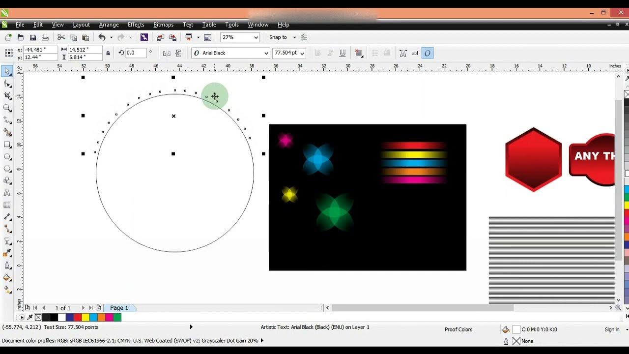 Coreldraw Tutorial For Beginners - Learn About Coreldraw Tools - Ahsan ...