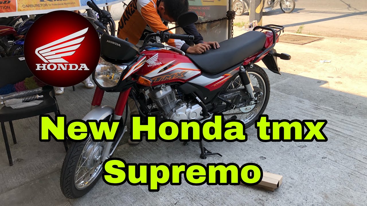 Honda tmx supremo engine warm up. - YouTube