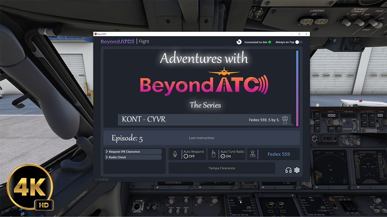 [4k] Adventures with BeyondAtc Ep:5 | KONT - CYVR - YouTube