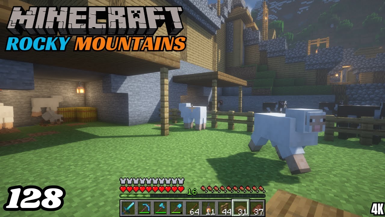 Lets Play Minecraft Rocky Mountains - episode 128 - ASMR °NO COMENTATOR ...