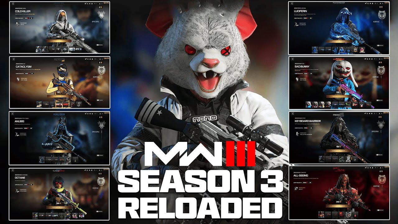ALL SEASON 3 RELOADED OPERATOR BUNDLES GAMEPLAY SHOWCASE! (Full Early ...