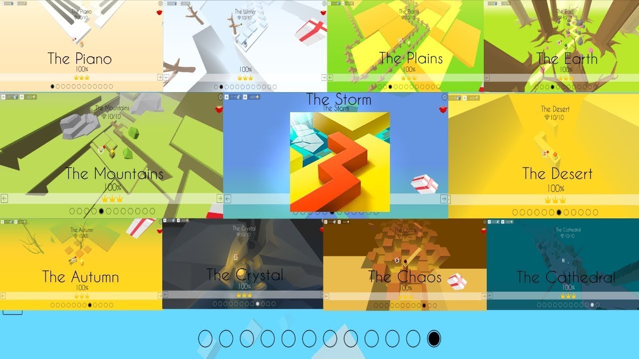Dancing Line All Levels v1 16 + WIDESCREEN 4K 2017 - YouTube
