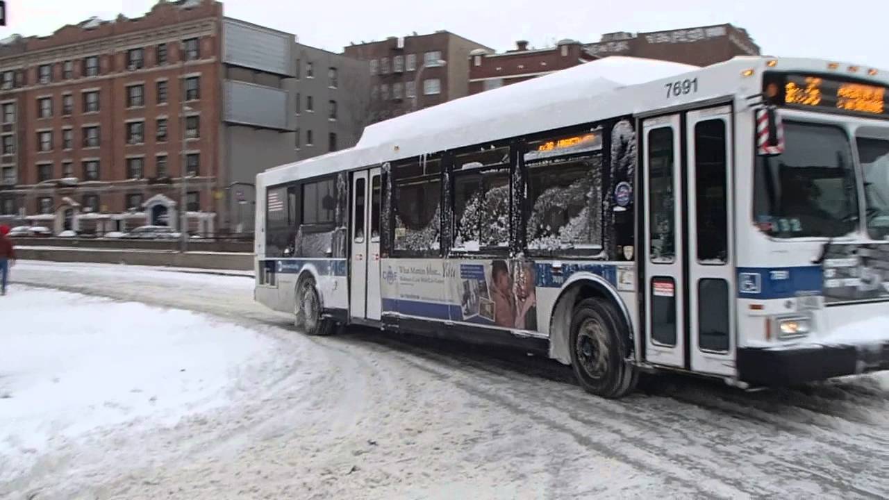 MTA New York City Bus Orion VII 7691 on the Bx36 - YouTube