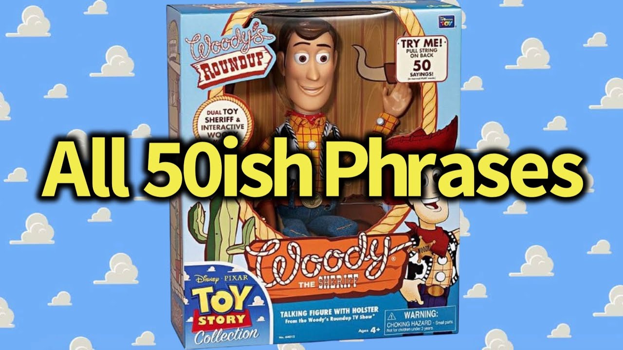 All 50ish Phrases for the Toy Story Collection Woody - YouTube