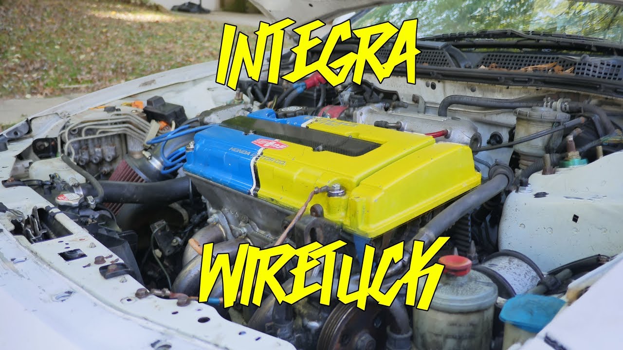Project Integra Gets A Wiretuck Part 1 - YouTube