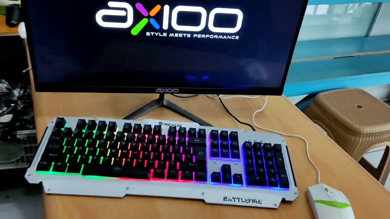 ibnu review the series komputer Aio all in one PC axioo mypc u23 - YouTube