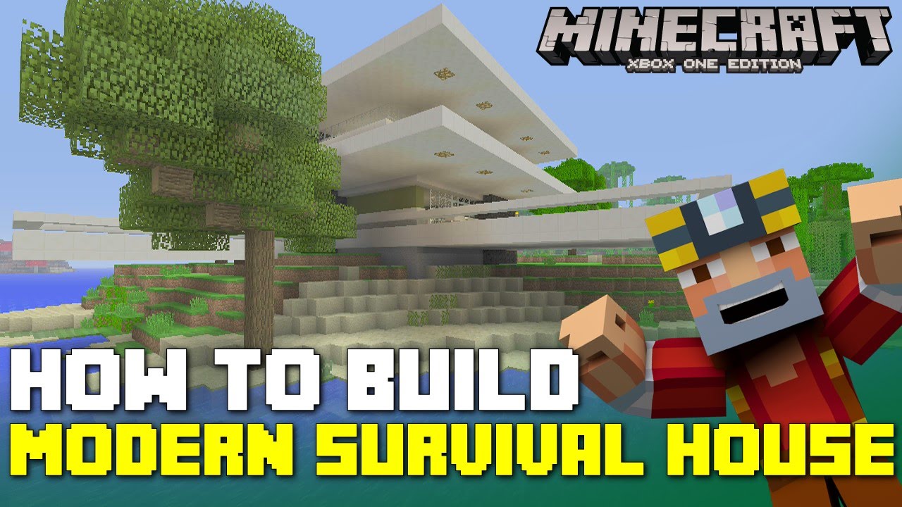 Minecraft Xbox One: How to Build - Advanced Modern House for Survival ...