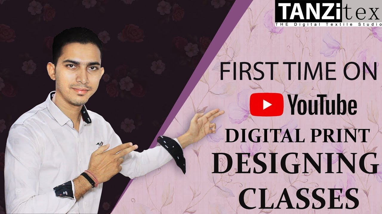 Digital Print Designing Class| First Time On YouTube Digital Designing ...