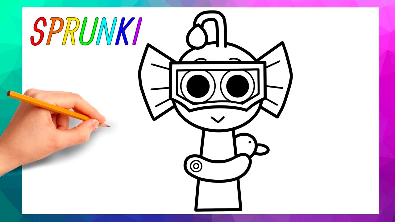 Cómo DIBUJAR a INCREDIBOX SPRUNKI - BAILEY - SPRUNKI OC Real - YouTube