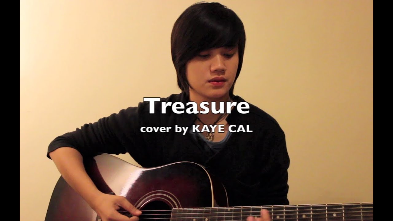 Treasure - Bruno Mars (KAYE CAL Acoustic Cover) - YouTube