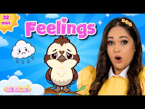 Feelings for Toddlers | Happy, Sad, Excited | Ms Moni | Toddler Learning Video