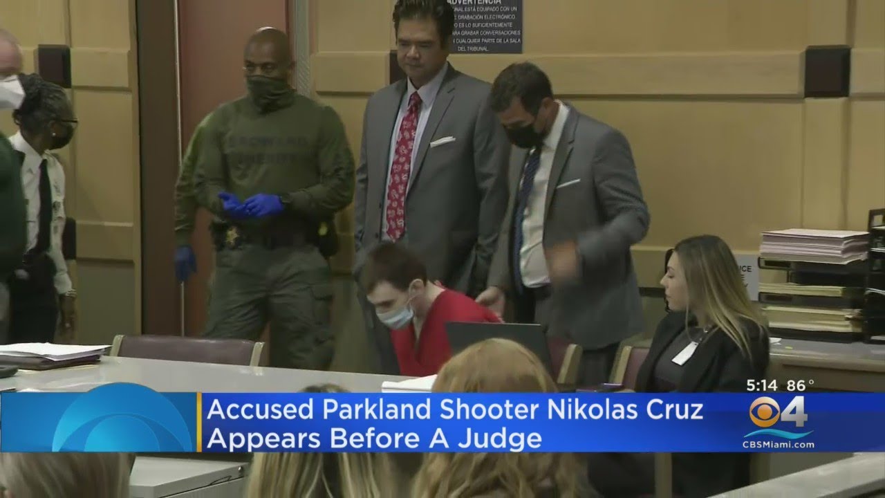 Accused Parkland Shooter Nikolas Cruz Makes First Court Appearance ...