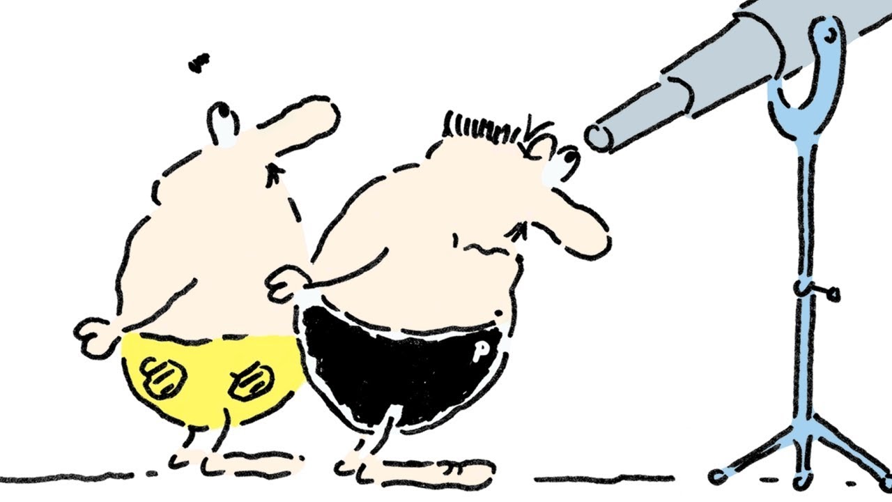 Meteorite hunters - Spiro & Pusho - Gag cartoons and comics - YouTube