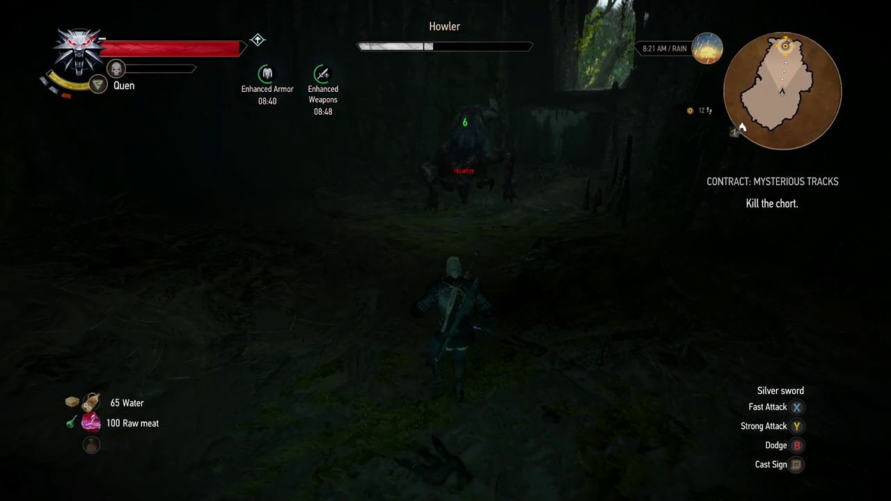 Witcher 3 howler kill - YouTube