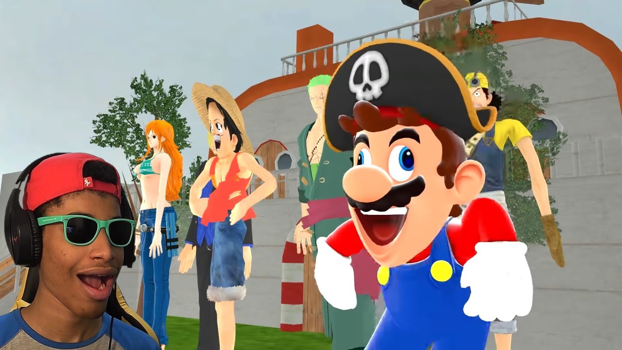 Team Ultra X React To SMG4: If Mario Was In... Anime (LUFFY!!) - YouTube