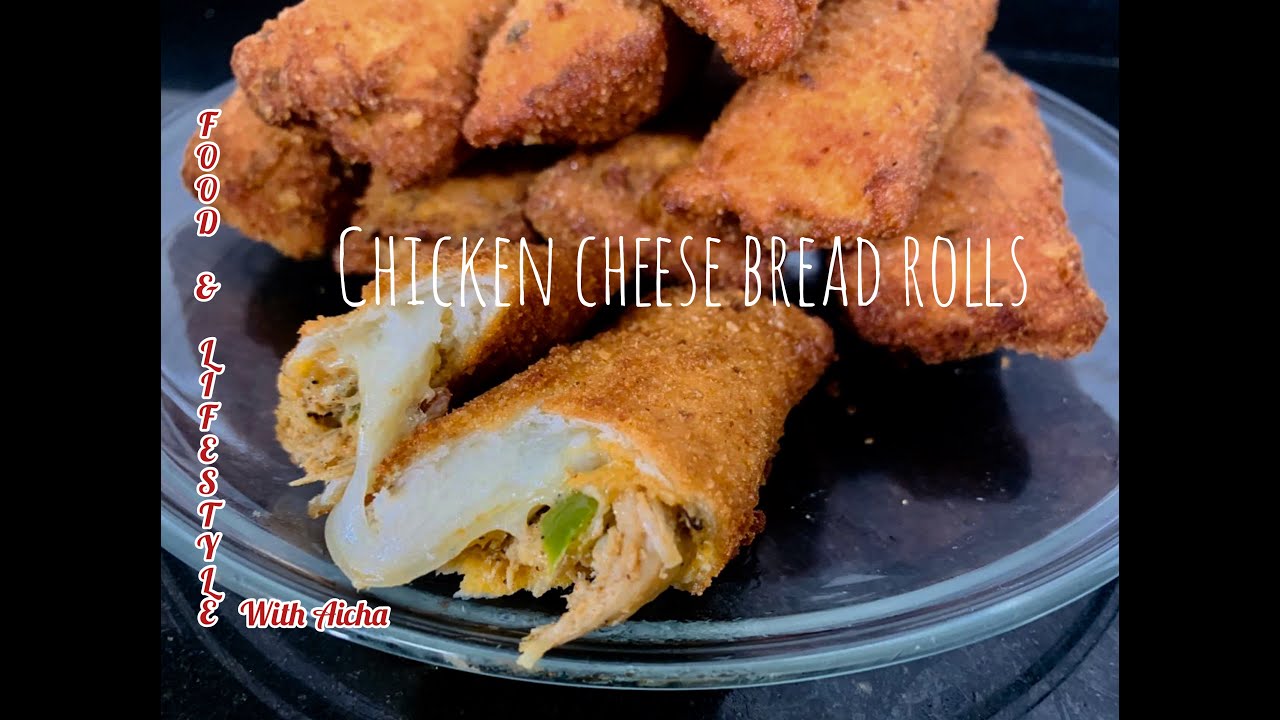 Chicken Cheese Bread Rolls Recipe - YouTube