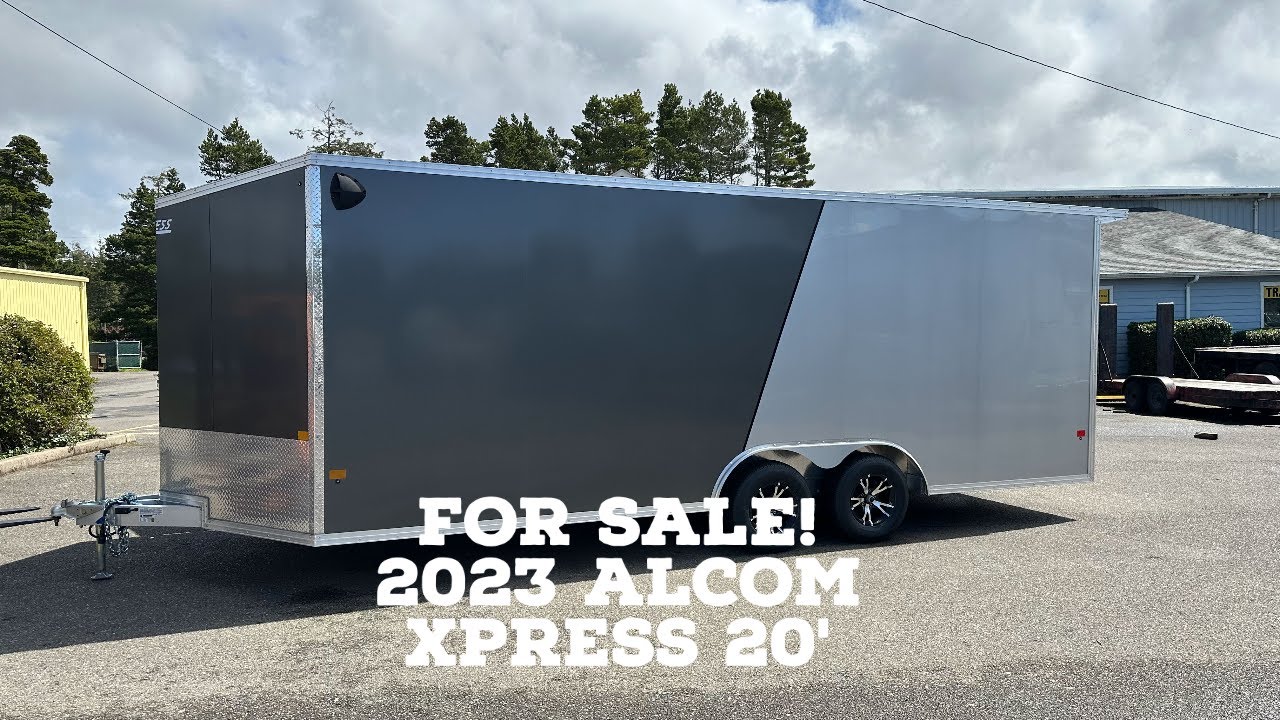 (SOLD) 2023 Alcom Xpress 20 Car Hauler - YouTube