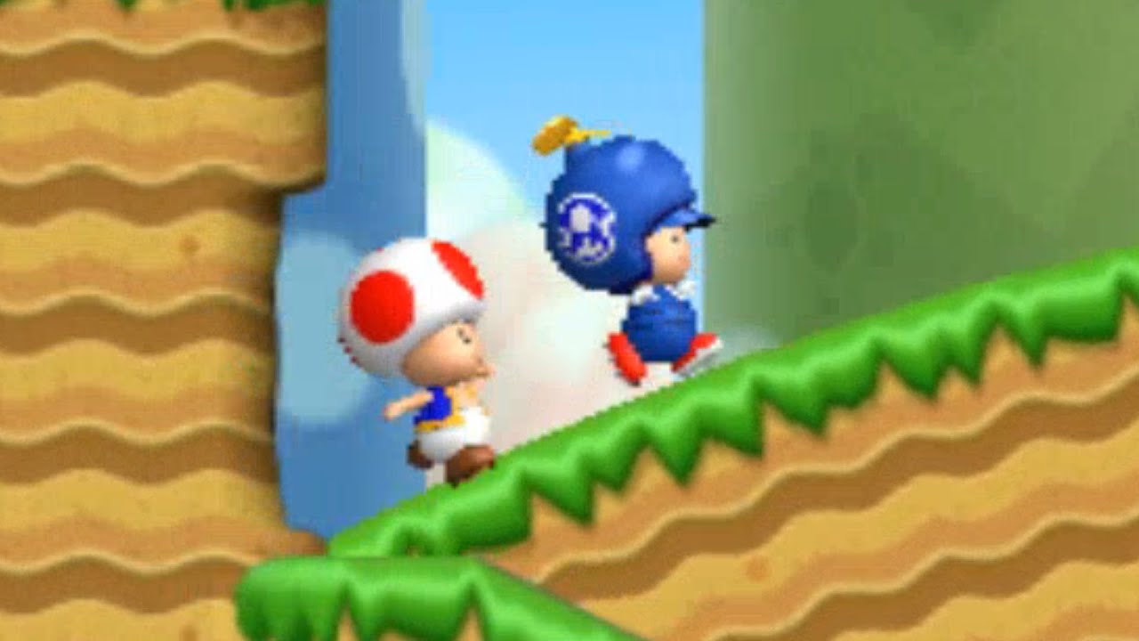 What if Blue Toad saved Red Toad in NSMBW? - YouTube