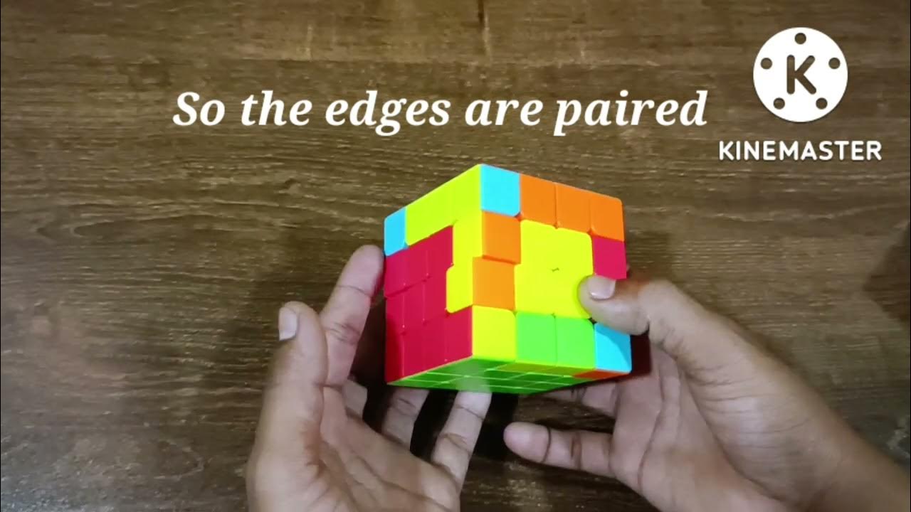How to solve Last two edges of 4x4 cube. #video #trending #viral ...