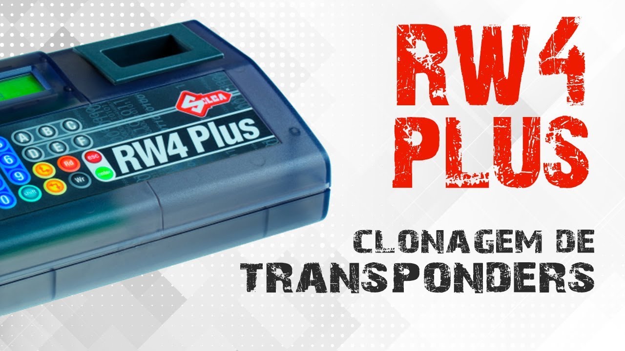 RW4 PLUS SILCA - clonagem de transponders/chips - YouTube