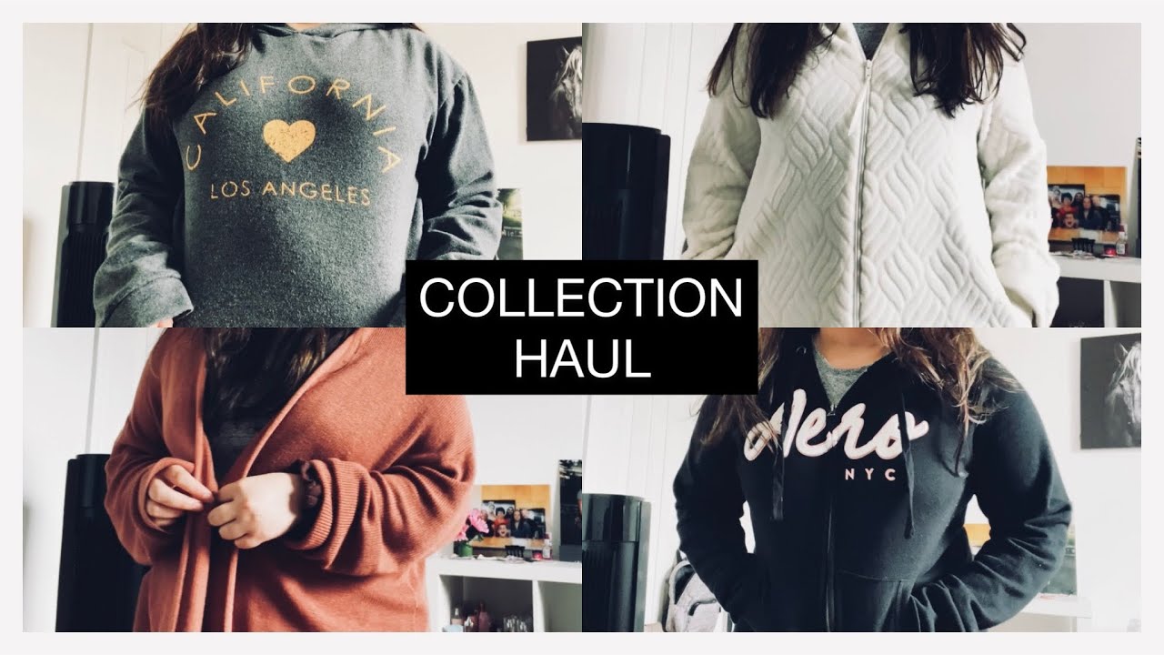 COLLECTION HAUL | Jacket, Hoodies, and Cardigans - YouTube