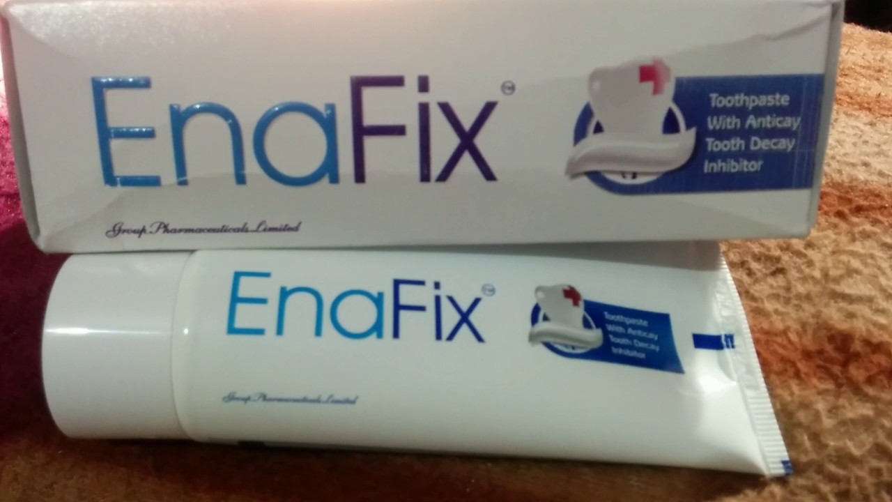 EnaFix anticay toothpaste - YouTube
