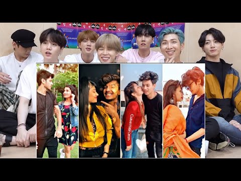 BTS REACTION ROMANTIC TIKTOK COUPLE💑❤GOALS 2024 | Best Musically Relationship❤Goals | Cute