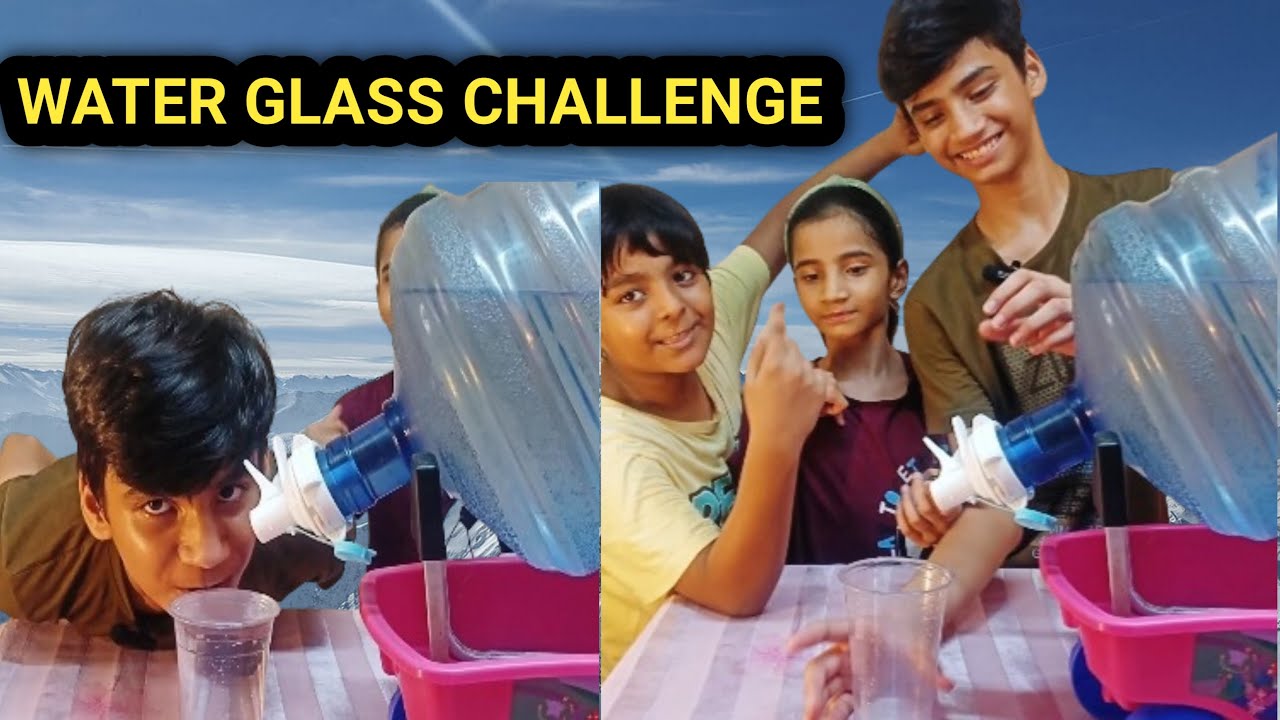 water glass challenge | happy world vlogs | - YouTube