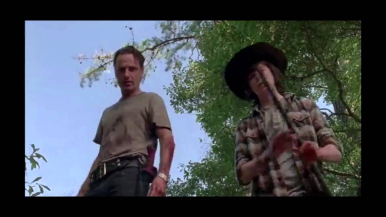 carl grimes - kids with guns - YouTube