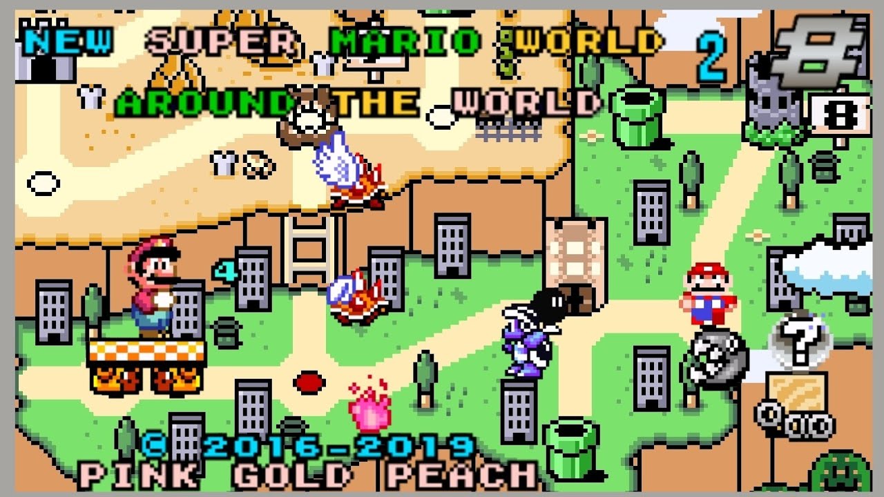 New Super Mario World 2: Around The World (World 8) - YouTube