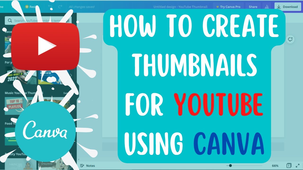 YouTube Thumbnail Canva Tutorial 2022 - YouTube