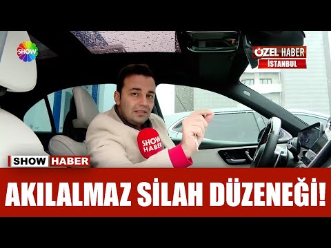 Lüks otomobilde silah zulası!