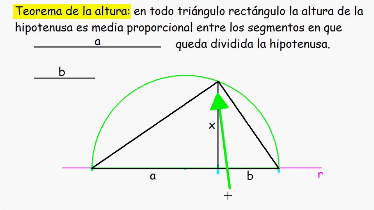 Curso de dibujo técnico: cómo hallar la media proporcional entre dos ...