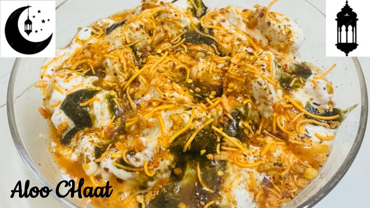 Oil Free Aloo Chaat - Quick & Oil Free Chaat Recipe - Ramadan 🌙Special ...