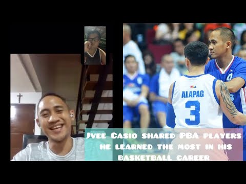 Jvee Casio shared PBA players he learned the most in his basketball ...