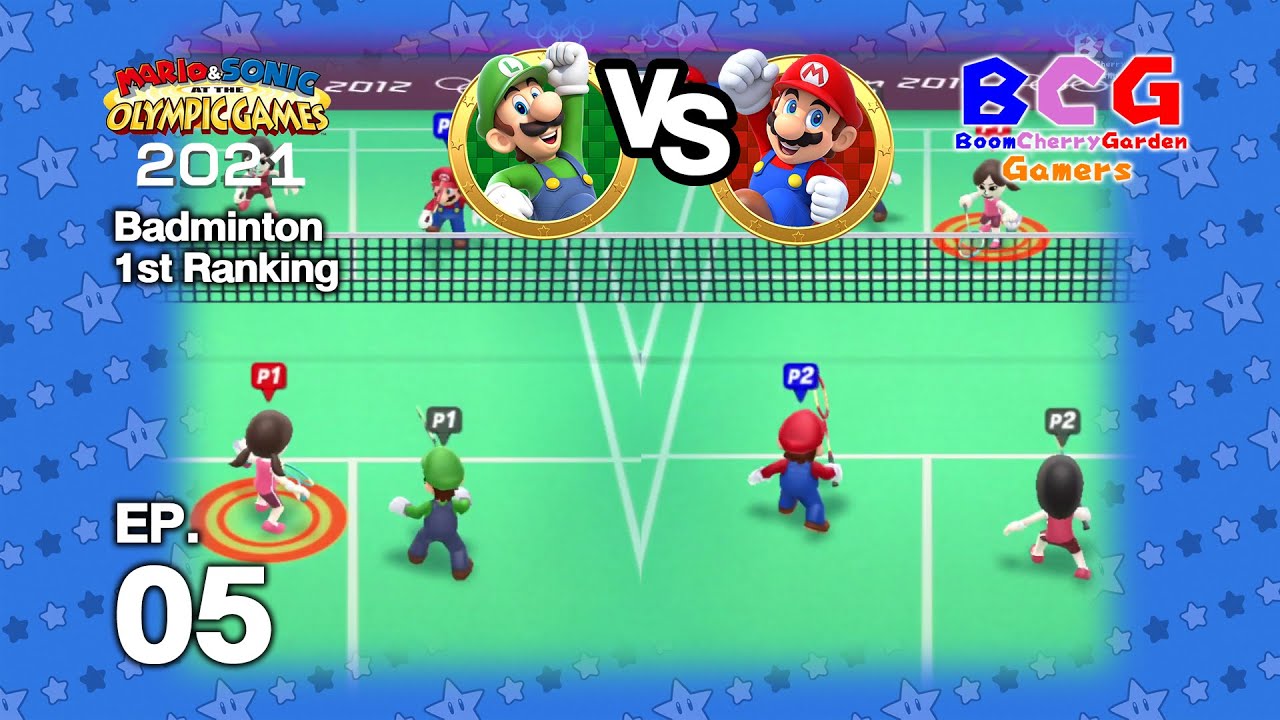 Mario Olympic Games 2021 - Badminton EP 05 - 1st Group A - Luigi VS ...