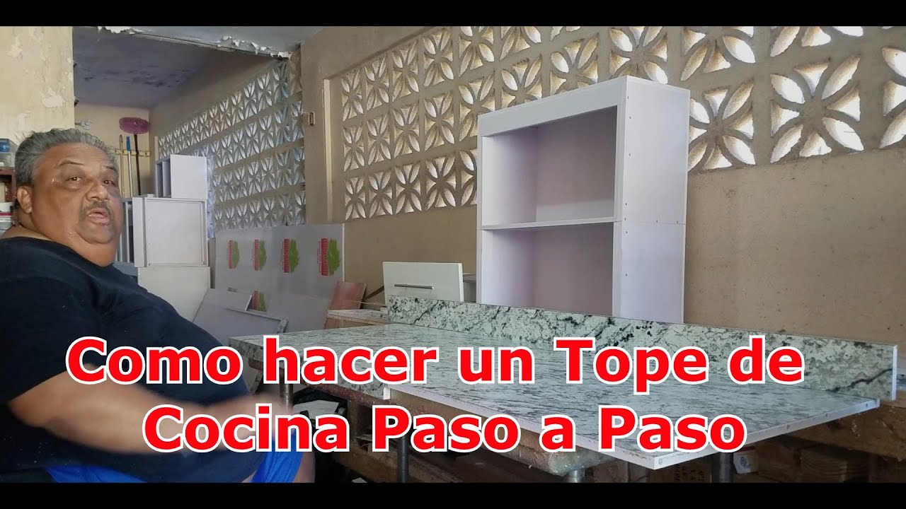 Como hacer un Tope de Cocina en PVC / Paso a Paso - YouTube