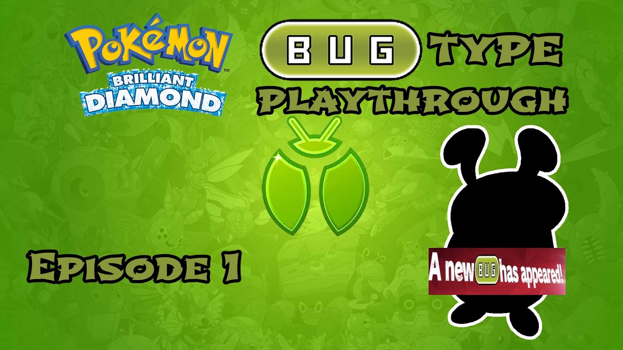 The Quest for a Kricketot | Brilliant Diamond Bug Only Playthrough ...
