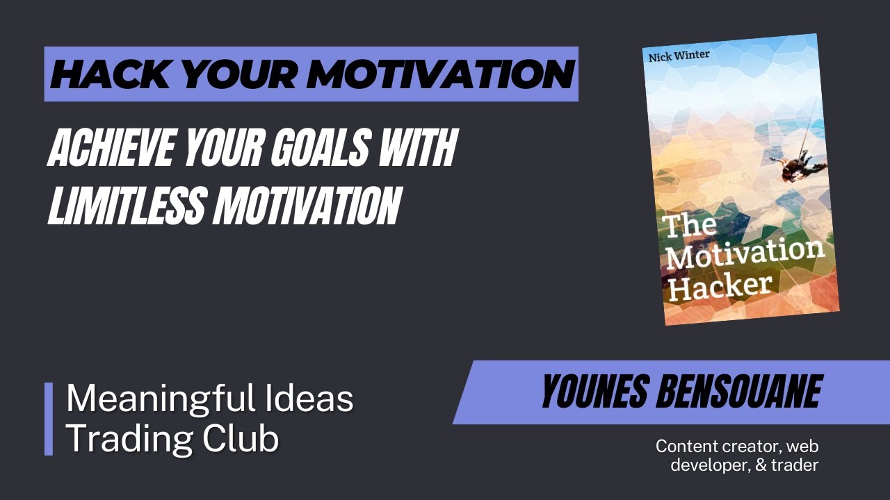 Achieve LIMITLESS MOTIVATION w/ this technique - YouTube