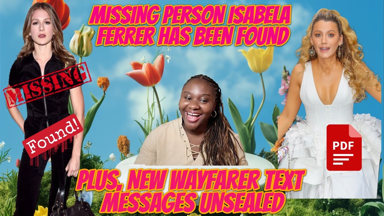Isabela Ferrer is back, and we have new unsealed text messages on the ...