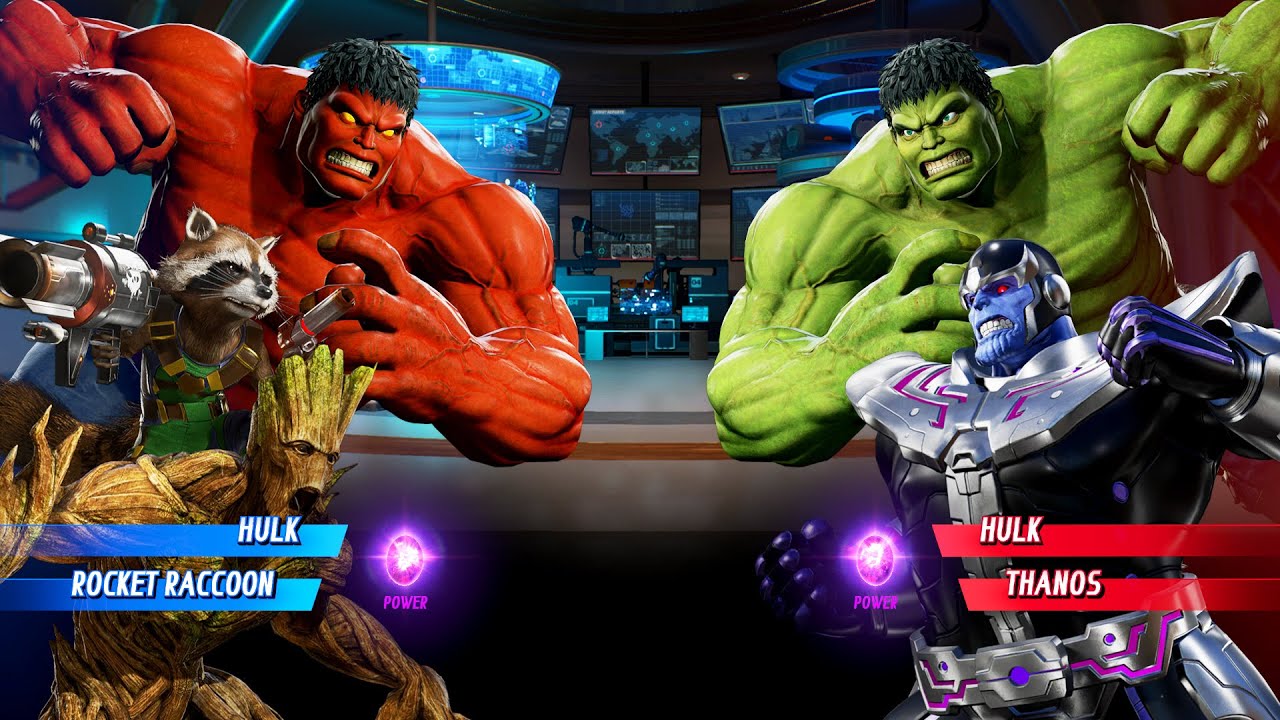 Rocket Raccoon Vs Thanos