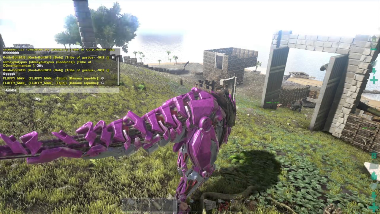 Ark ps4 and bionic rex - YouTube