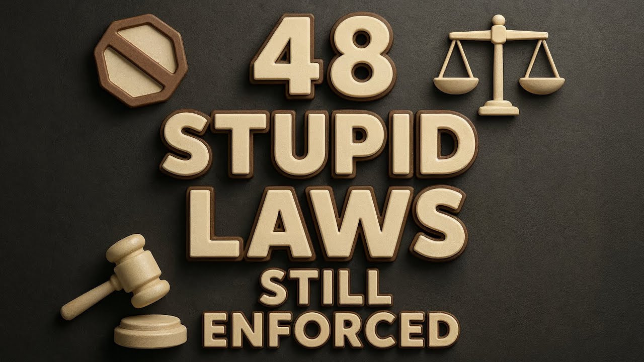 48 Ridiculously Stupid Laws That Still Exist Around The World - YouTube