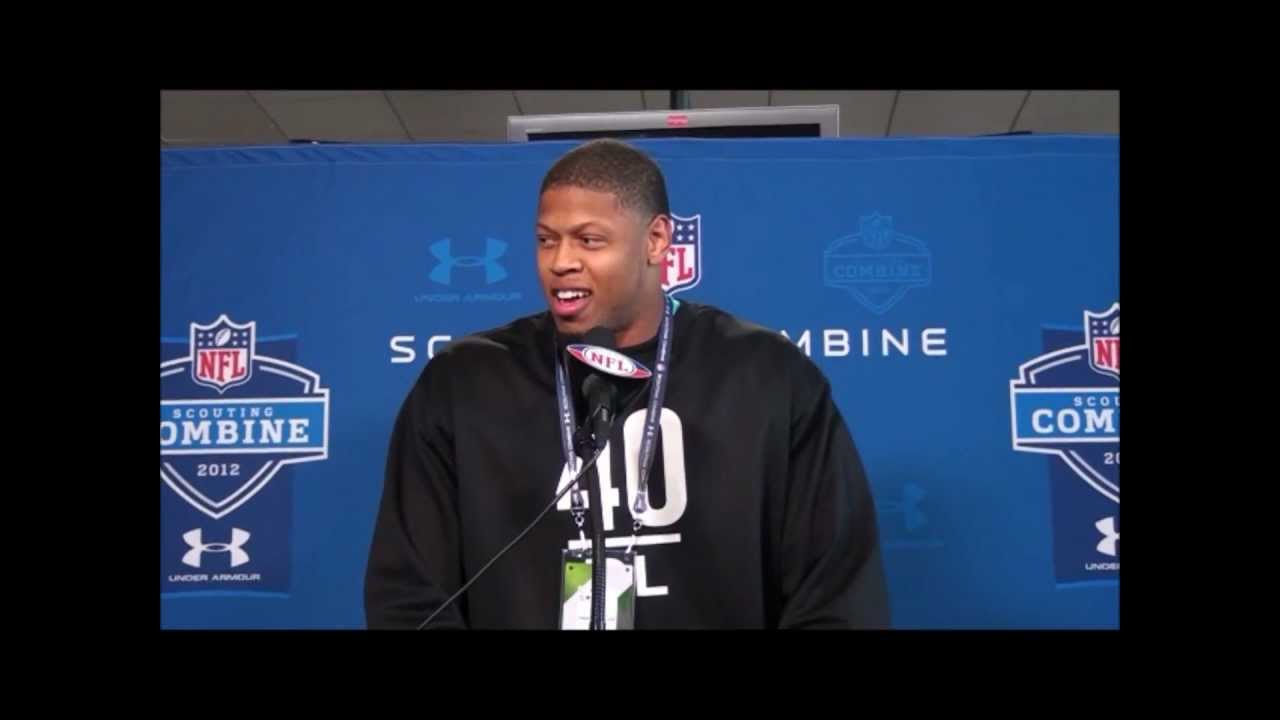 Former USC DE Nick Perry's media session at NFL Combine - YouTube