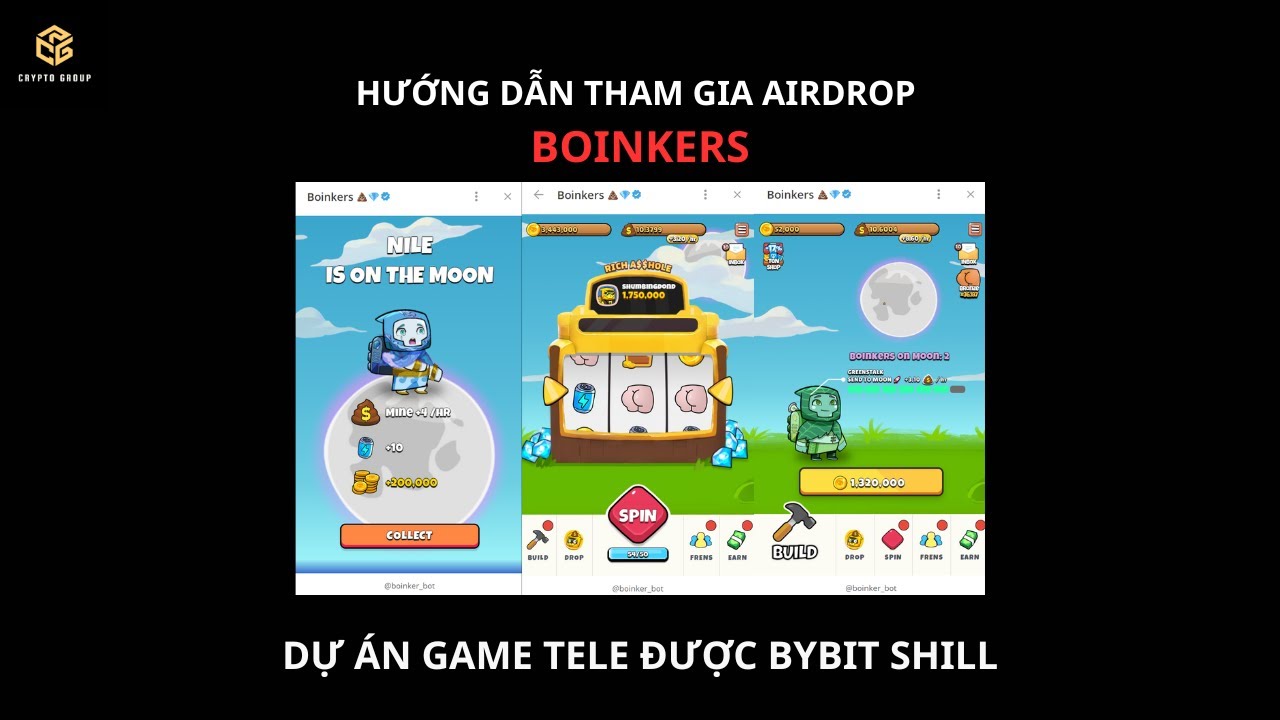 Hướng dẫn tham gia Boinker - Kèo game tele được Bybit shill- Airdrop ...