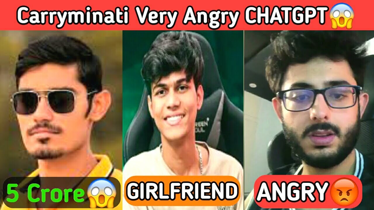 CARRYMINATI VERY ANGRY CHATGPT😱 - YouTube