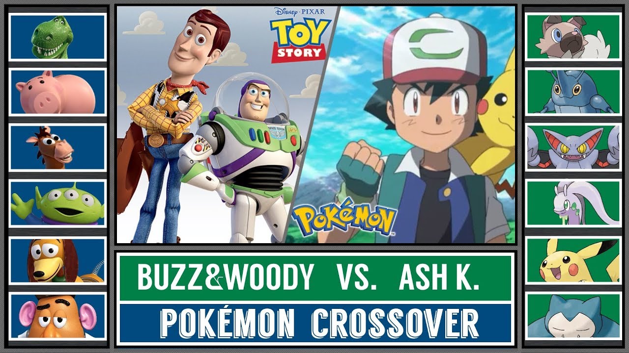 Toy Story 4 Special: ASH vs. BUZZ&WOODY! (Pokémon Sun/Moon) - Crossover ...