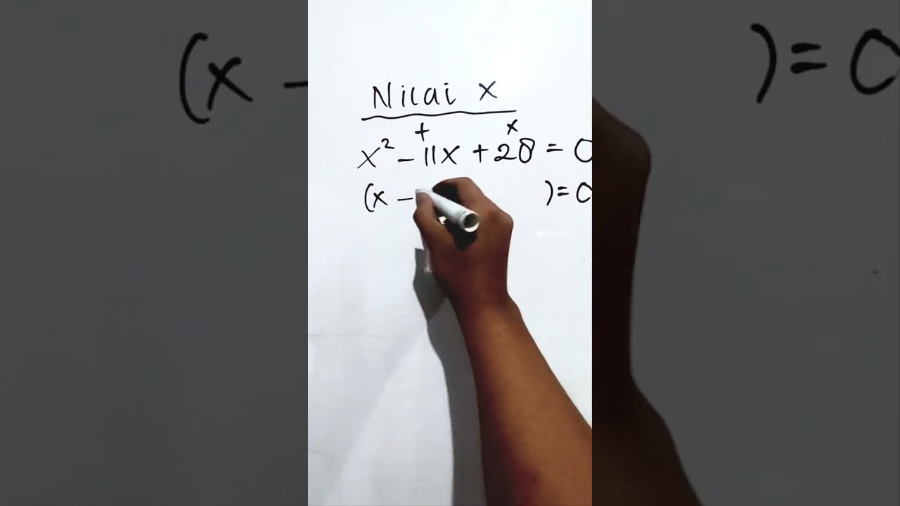 Penyelesaian X 2 11x 28 0 Shorts YouTube Penyelesaian X 2 11x 28 0 Shorts YouTube